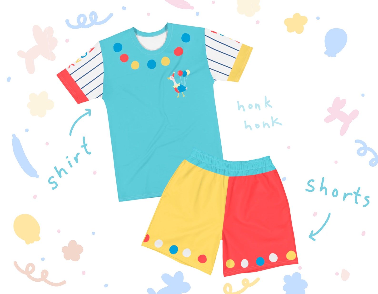 Honk Honk Kidcore Goose Clown 90s Retro Inspired Cute - Etsy