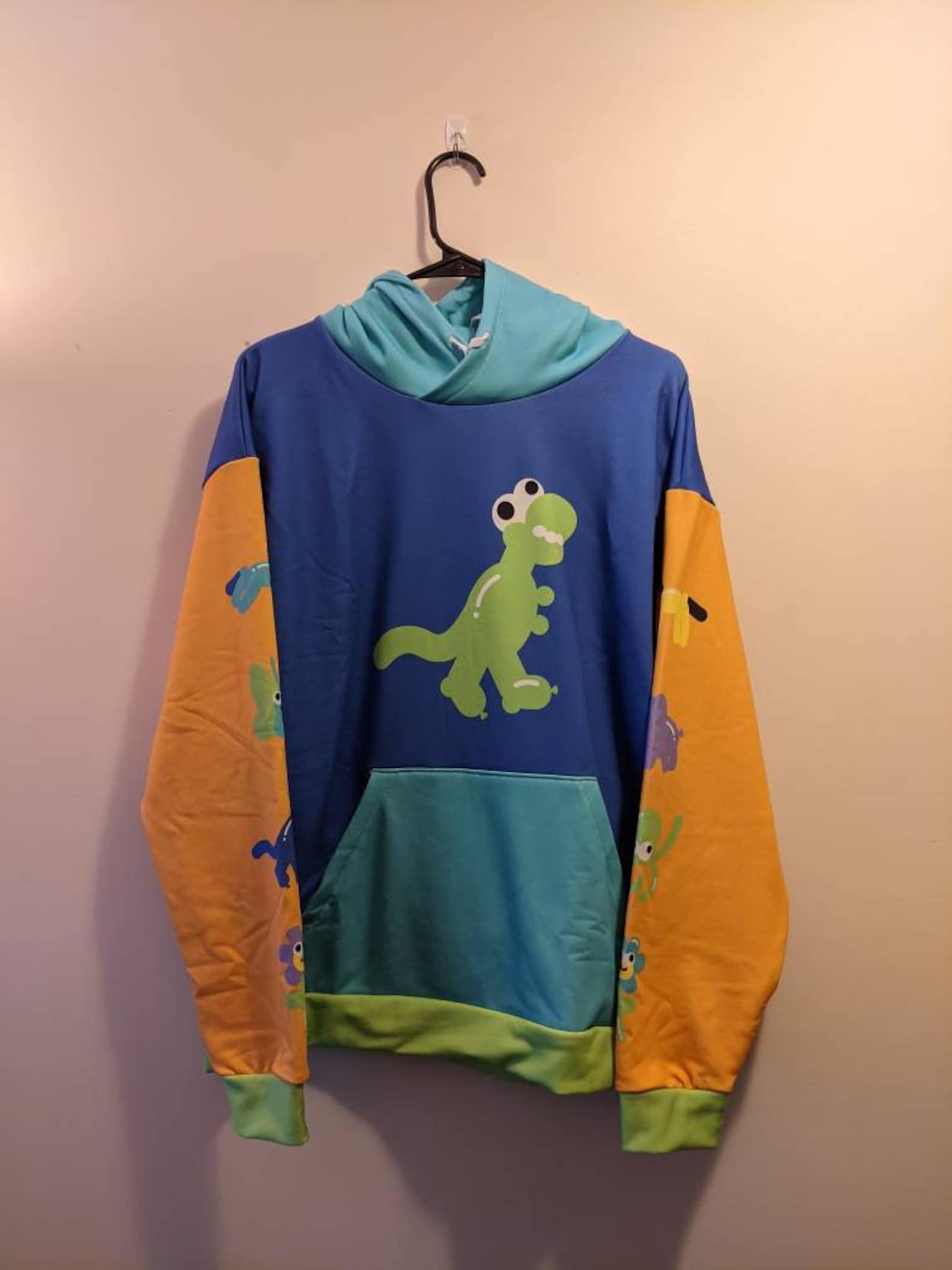 Dino Balloon Animal Kidcore 90s Retro Inspired Bold Colorblock - Etsy