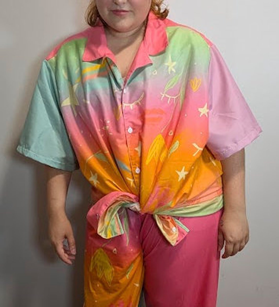 Colorful Magic Unisex Button up Shirt 2XS - 6XL - Etsy
