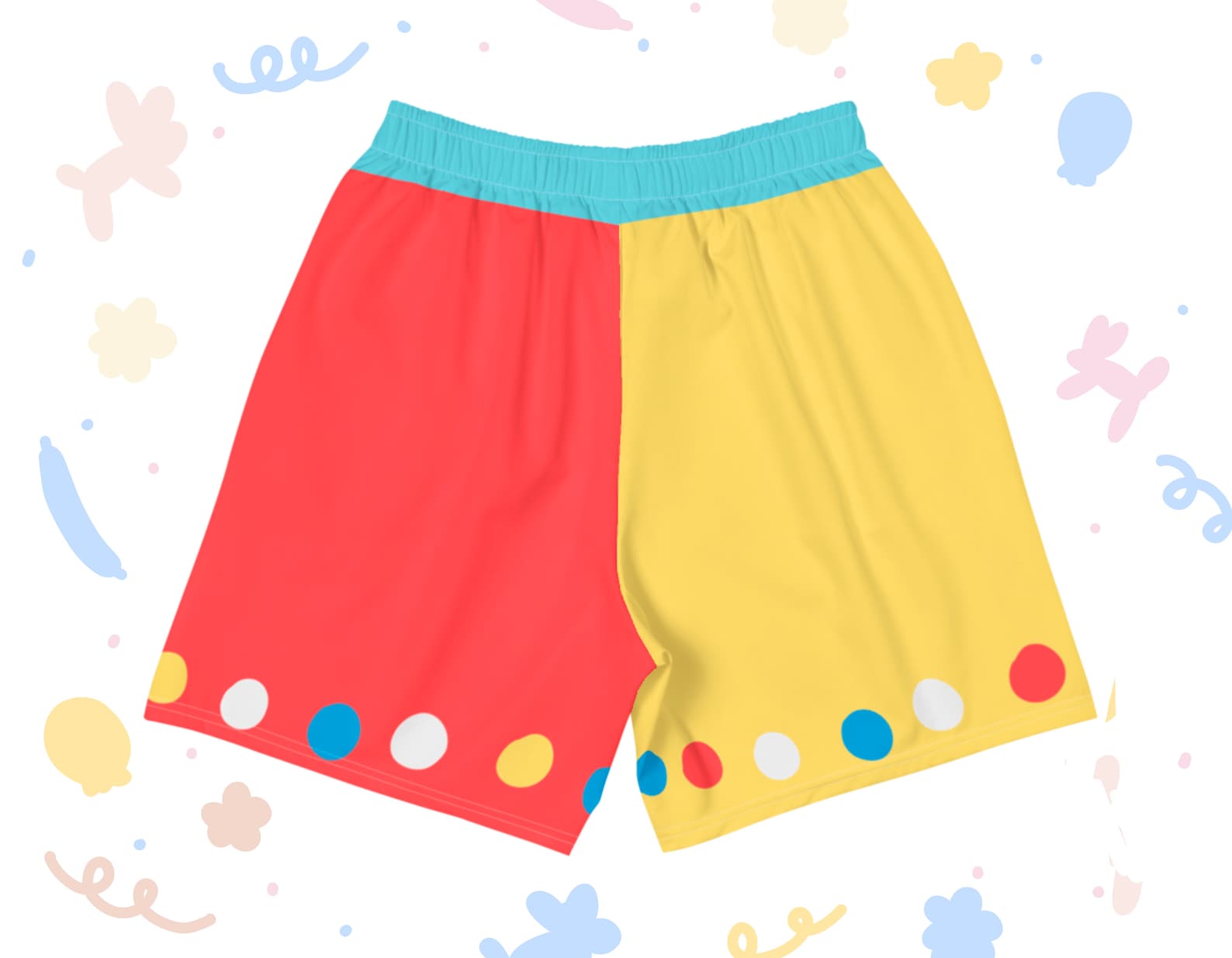 Big Top Circus Clowncore Shorts Kidcore Men's Sized - Etsy
