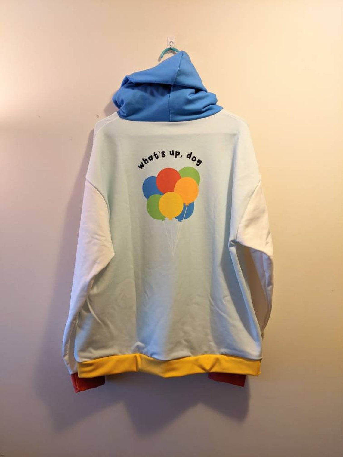 Balloon Dog Kidcore Primary Colorblock Unisex Hoodie - Etsy