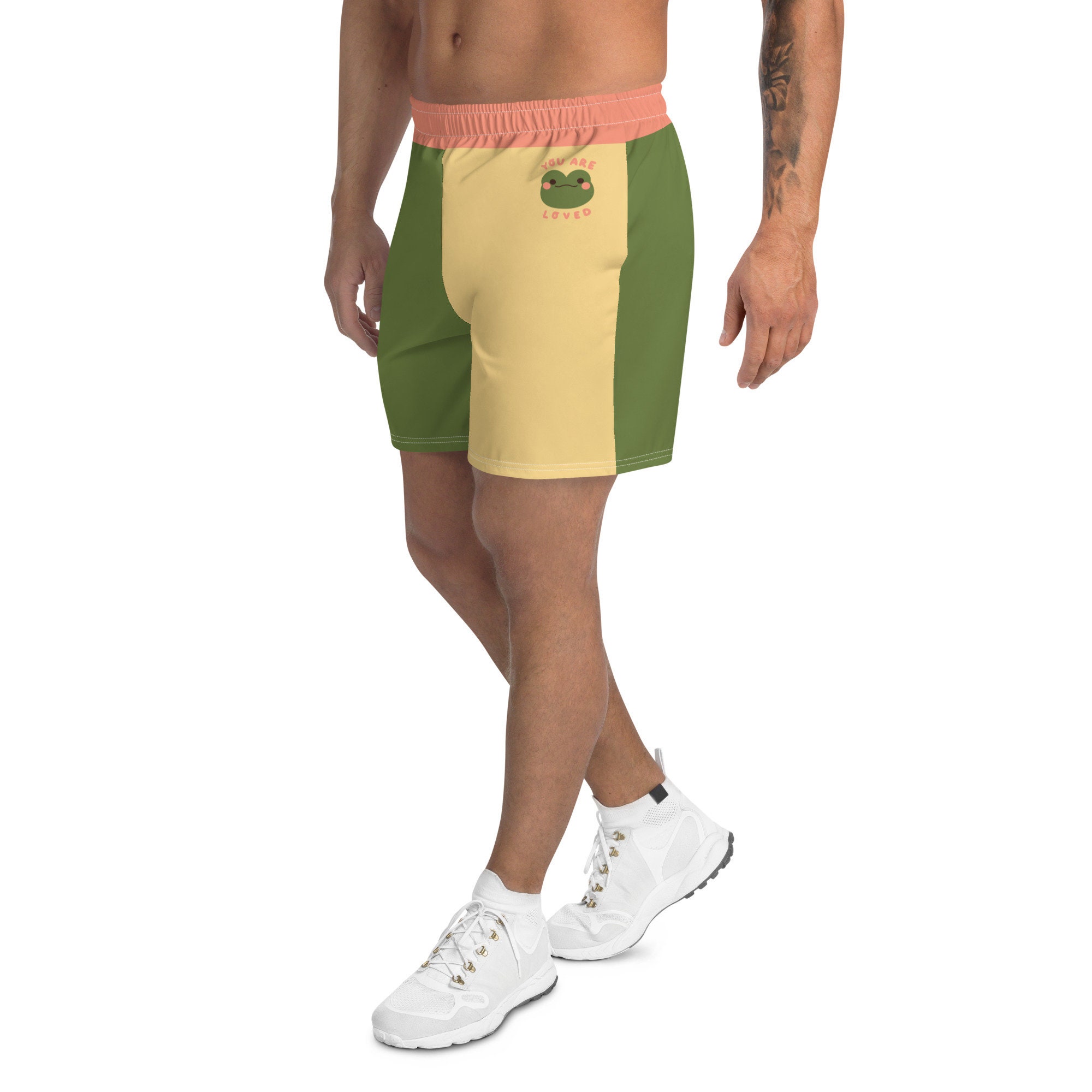 Friendly Froggy Men's Sized Recycled Athletic Shorts - Etsy
