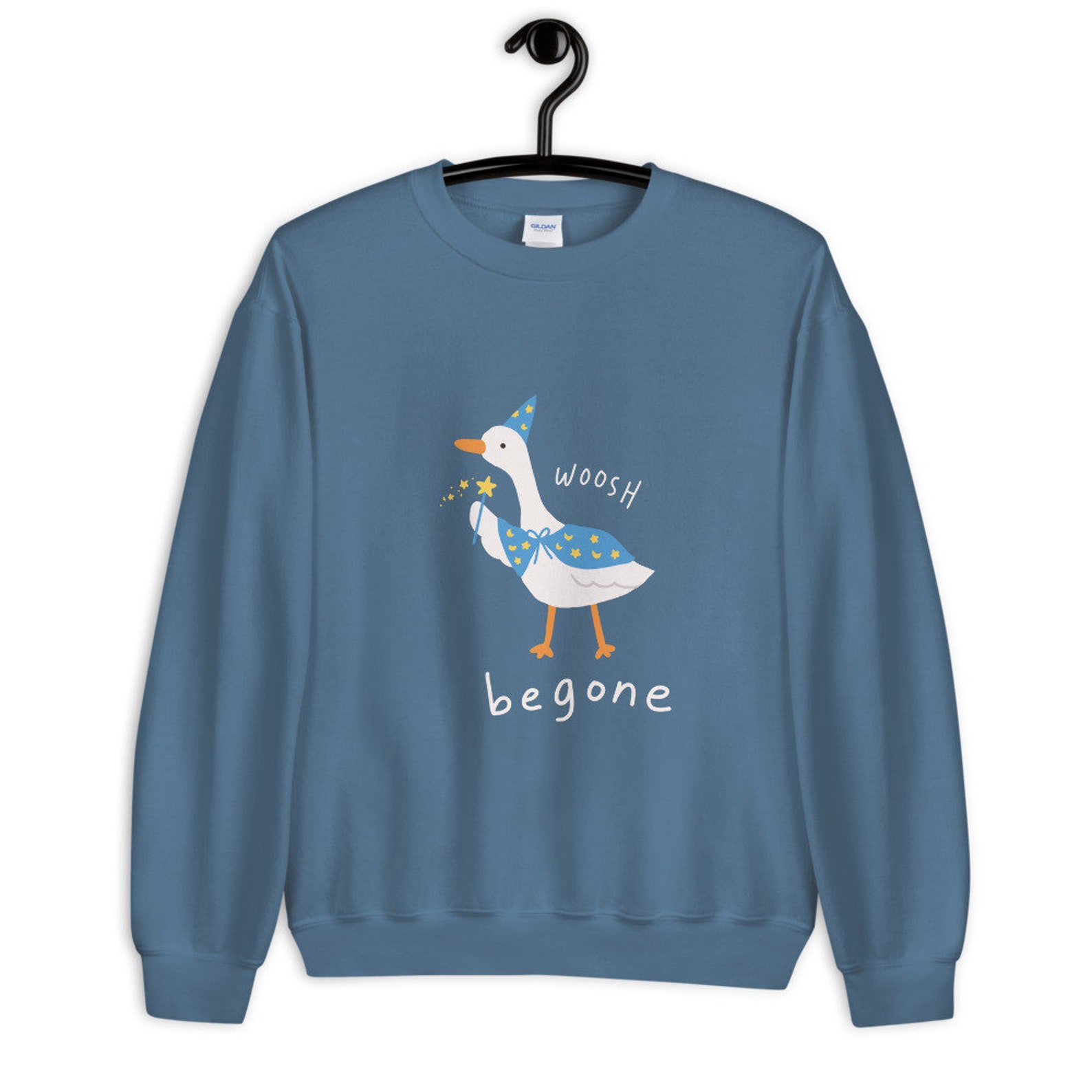 Goose Wizard Begone Spell Unisex Sweatshirt | Etsy
