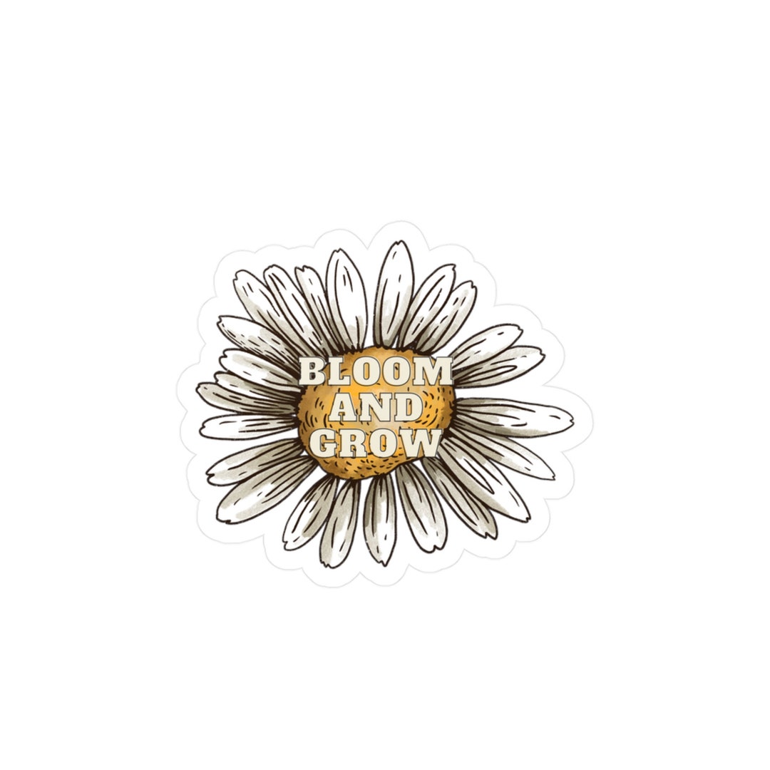 Bloom and Grow Vinyl Decals and Sticker - Etsy