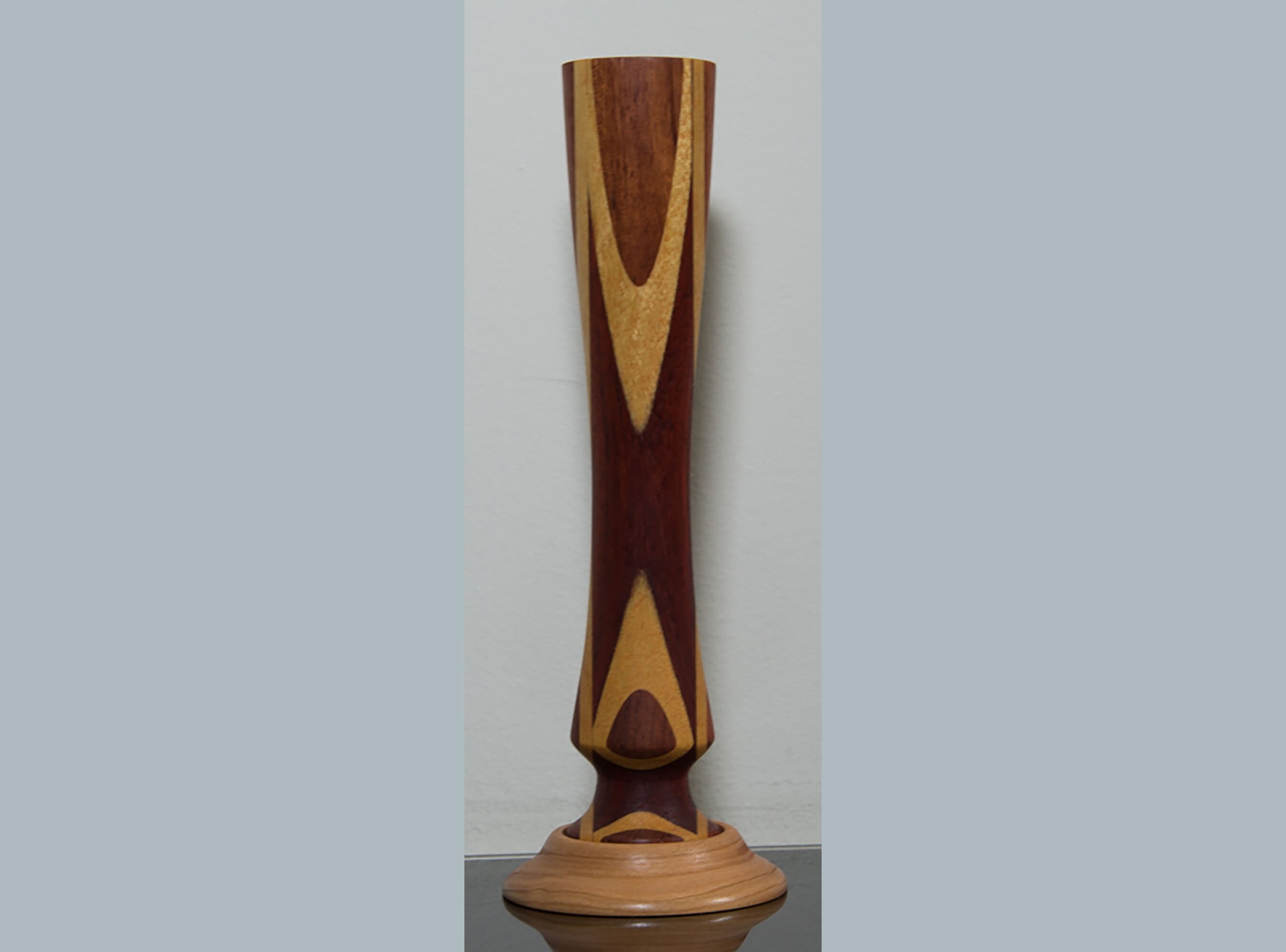 Pool Cue Pattern Dried-flower Vase Turned From Laminated Wood - Etsy