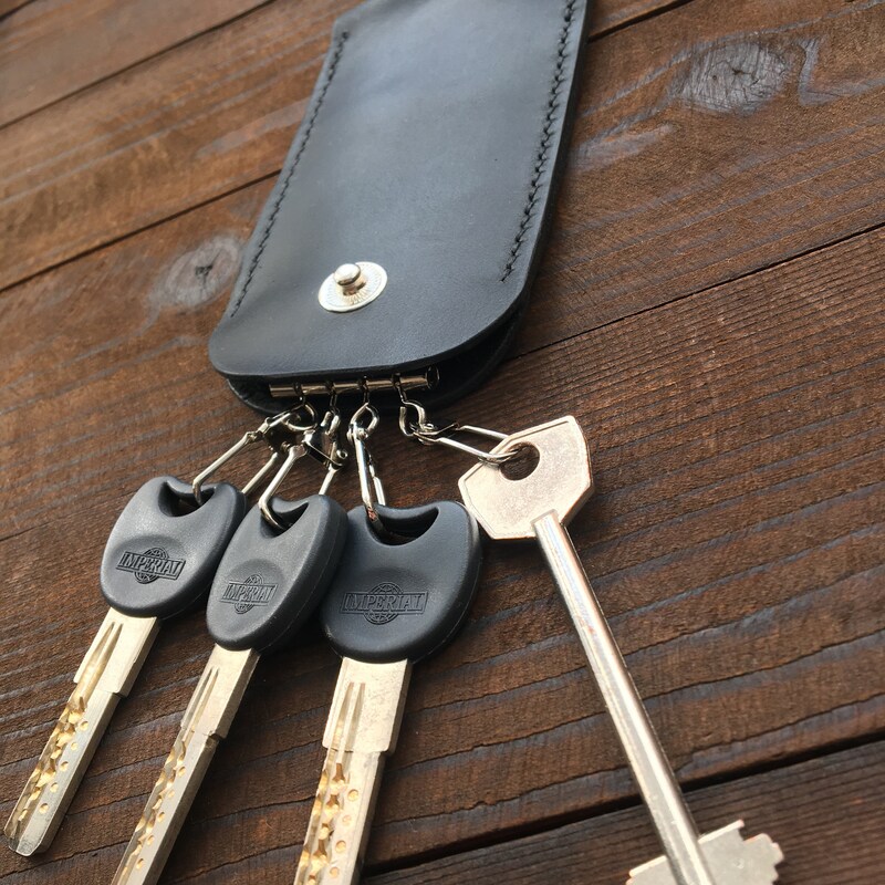 Leather Key Holder - Etsy