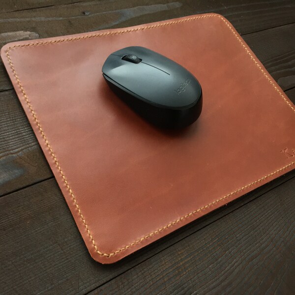 Leather Mouse Pad - Etsy