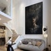 Large Face Portrait Painting Abstract Lady Painting Woman Face Wall Art ...