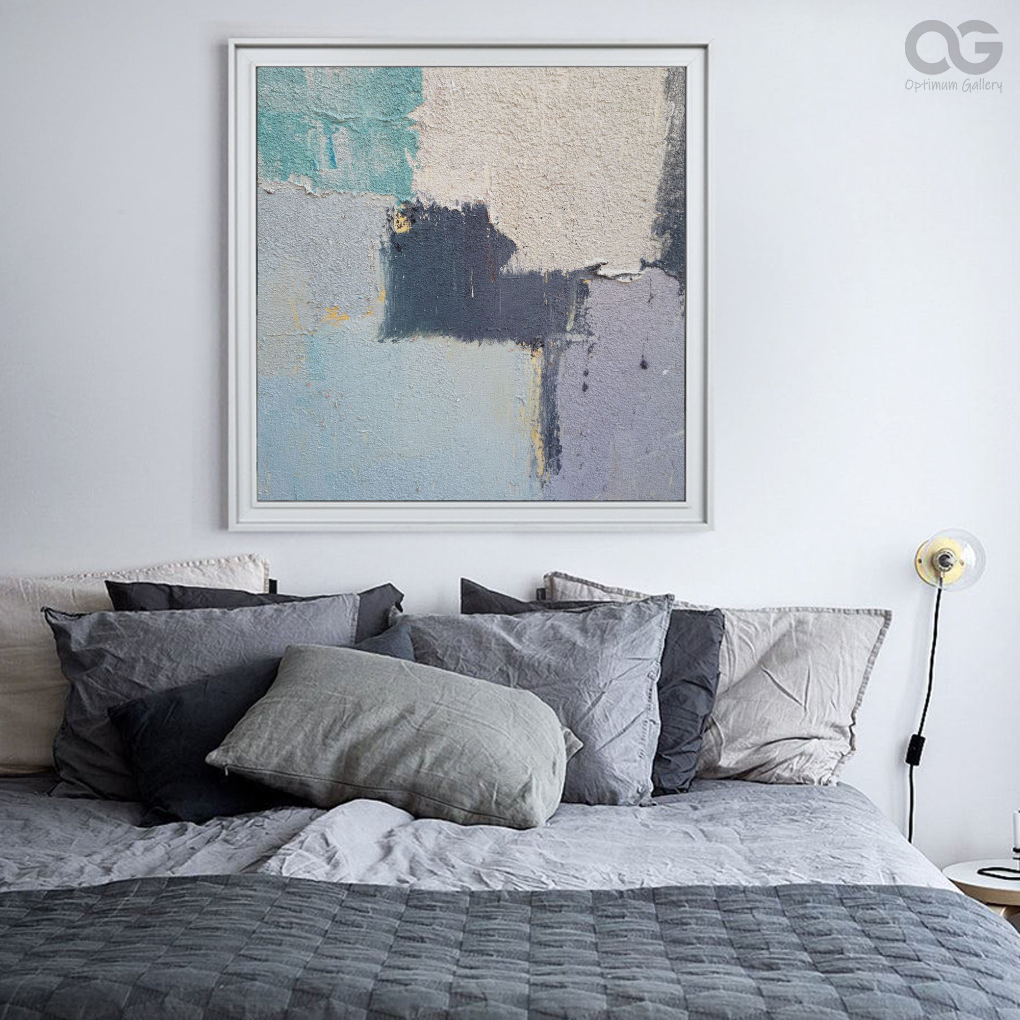 Modern Minimalist Painting on Canvas Large Textured Minimalist | Etsy