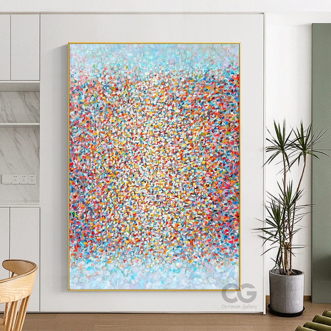 Jackson Pollock Painting Extra Large Canvas Art Pollock Style Wall ...