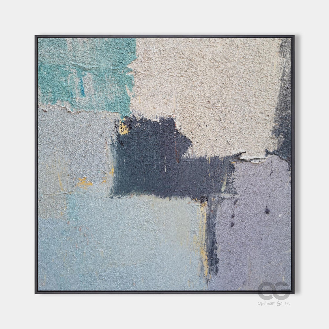 Modern Minimalist Painting on Canvas Large Textured Minimalist | Etsy