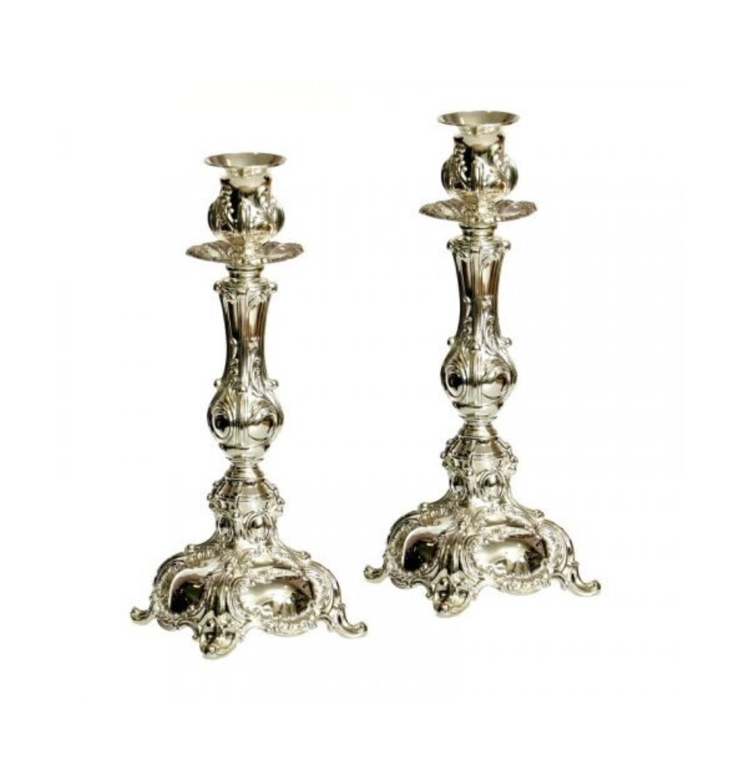 Sabbath Candlesticks stunning Decorative Silver Plated 100% - Etsy