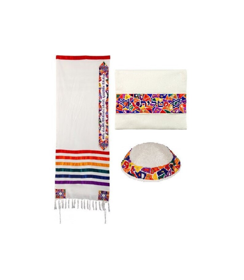 Tallit Set for Women,traditional Jewish Prayer Shawl 100% Kosher Made ...