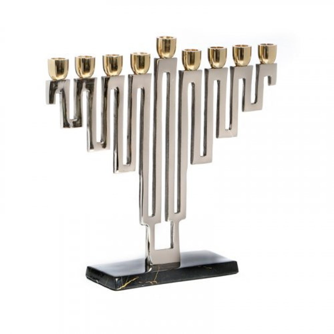 Hanukah Menorah 9-branch High Quality Menorah, Jewish Candle Holder,100 ...