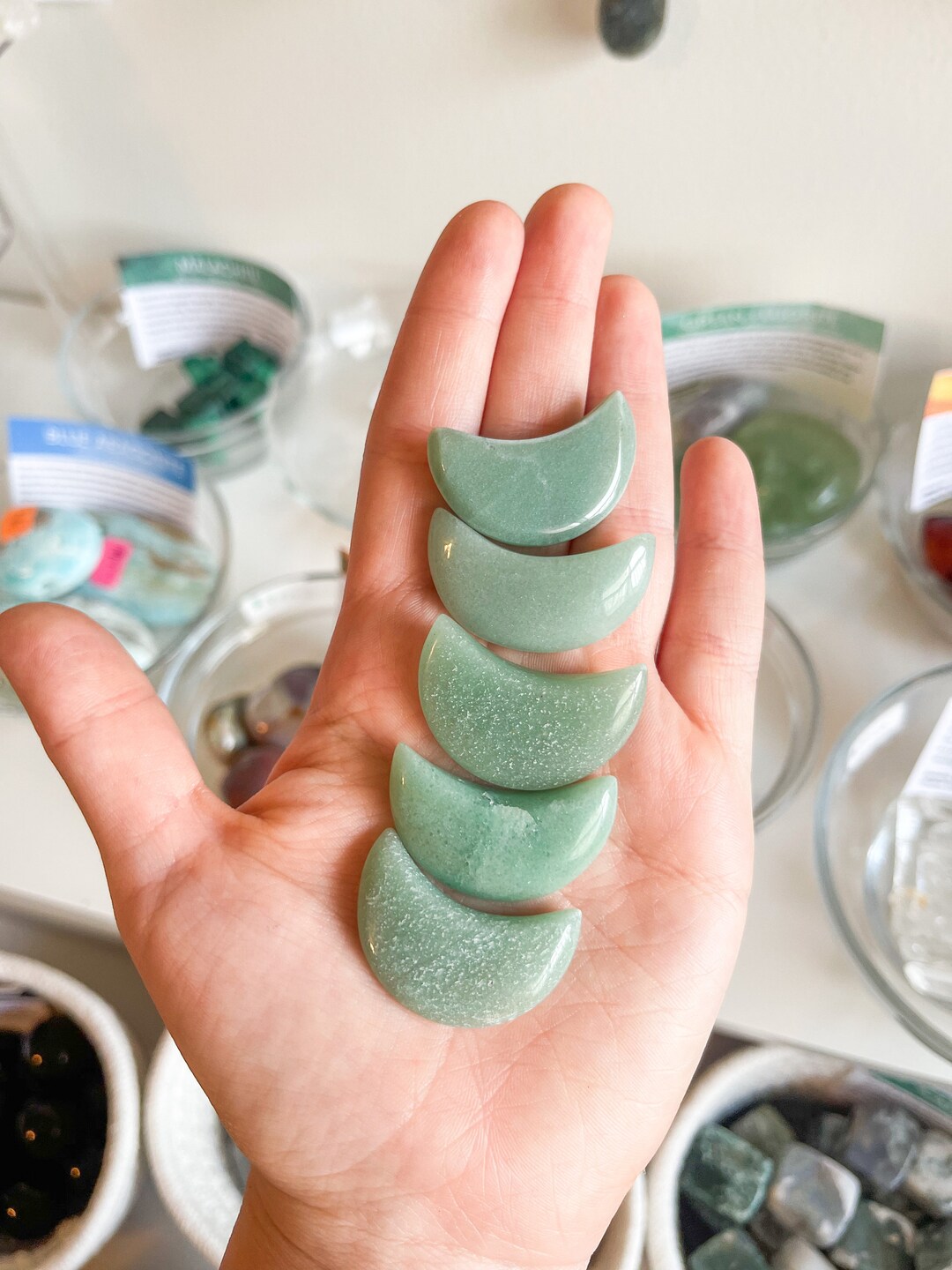 Crescent Moon Shaped Crystals, Crescent Moon, Moon Crystal, Crescent ...