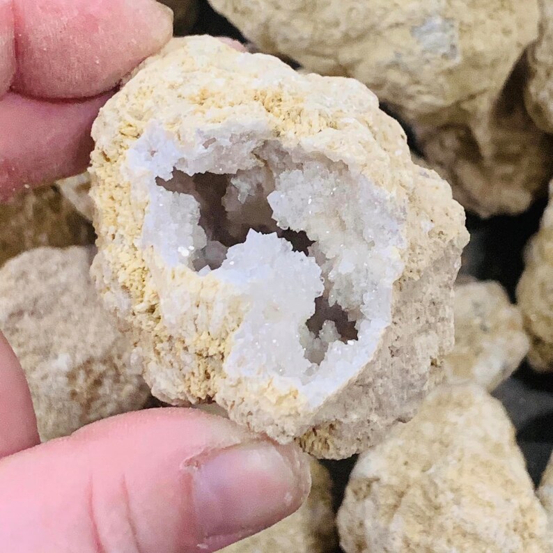 Uncut Quartz Geodes: Break Your Own Crystal, Kid Activity - Etsy