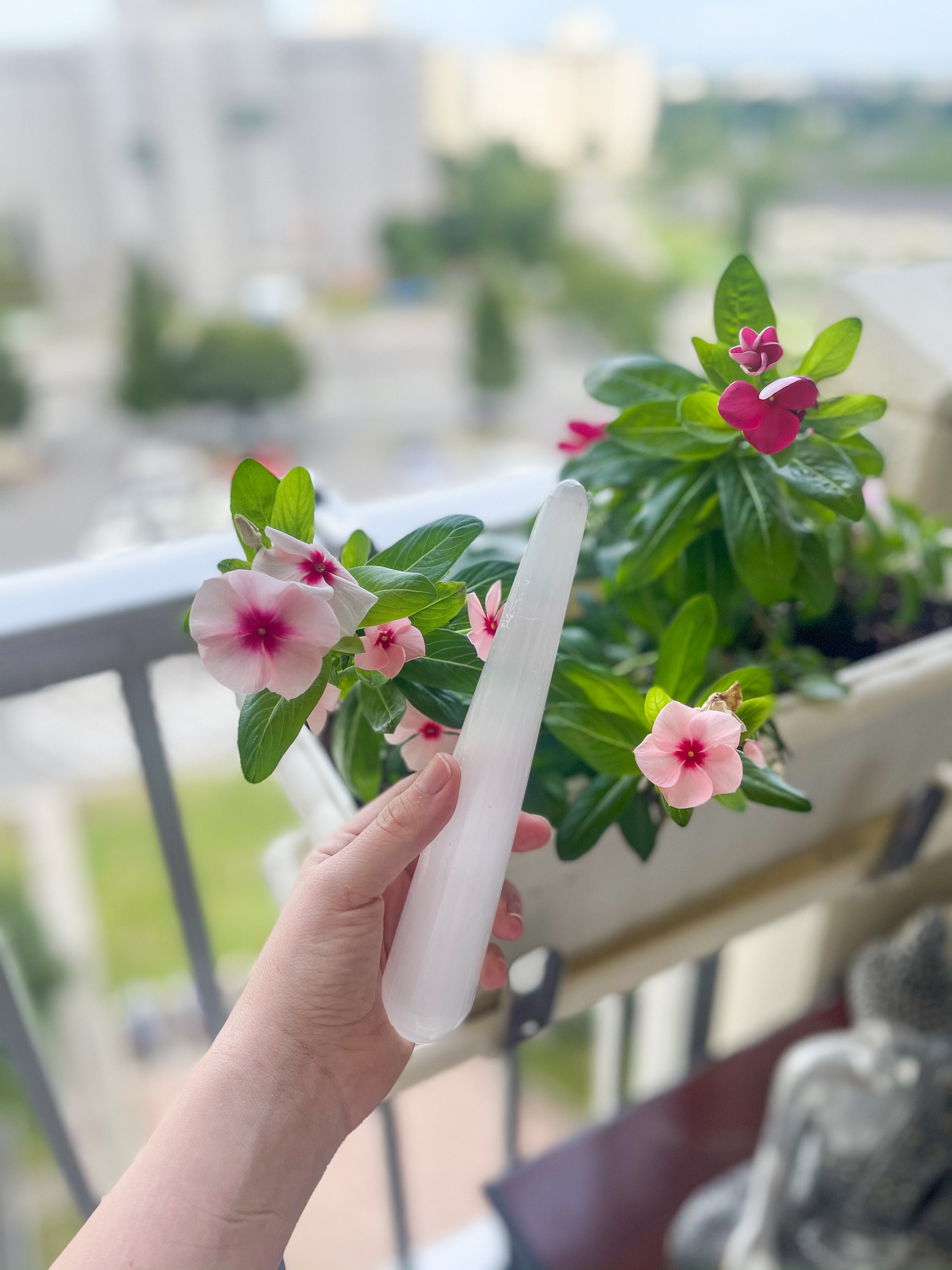 Satin Spar Wands Selenite Charging Wands Charging Sticks - Etsy