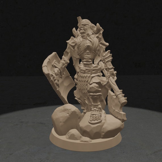 Skeleton Axe 01 Legion of the Dead Arbiter Miniatures - Etsy