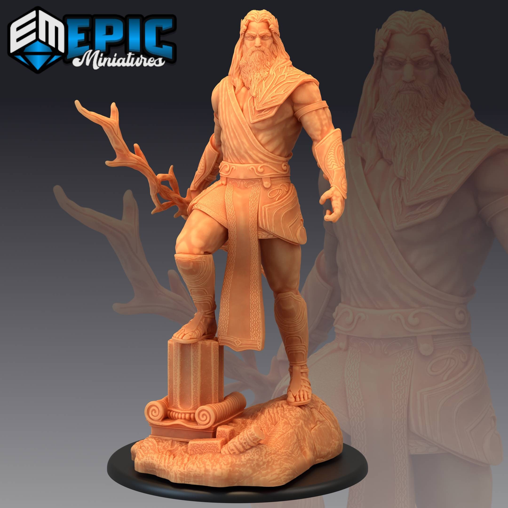 Miniature Toys Tabletop Premium Miniature Figure Storm Giant Lord 32mm ...