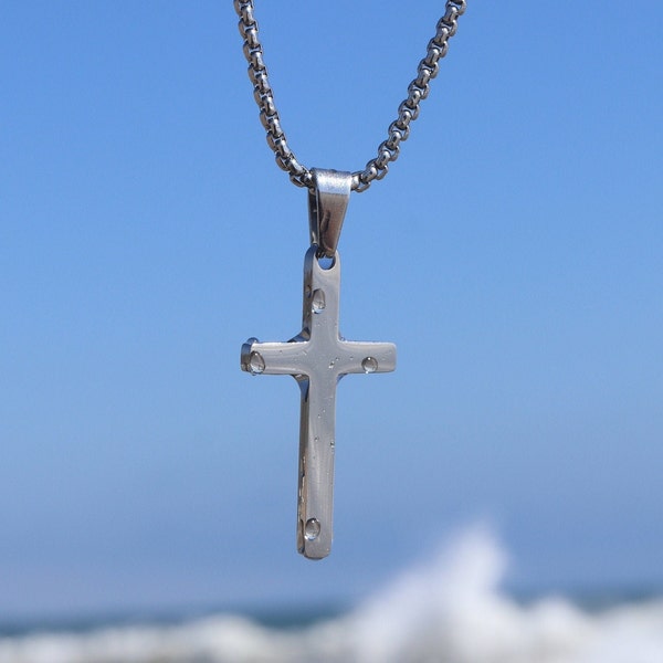 Boys Cross Necklace - Etsy