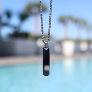 Engraved Necklace for Men, Personalized Engraved Necklace, Customized ...