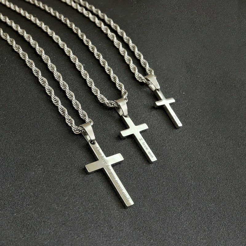Man Cross Titanium - Etsy