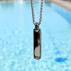 Engraved Necklace for Men, Personalized Engraved Necklace, Customized ...