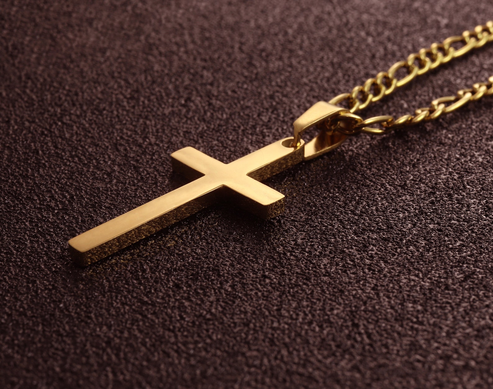 Silver Cross Necklace for Men, Gold Cross Necklaces for Men, Silver ...