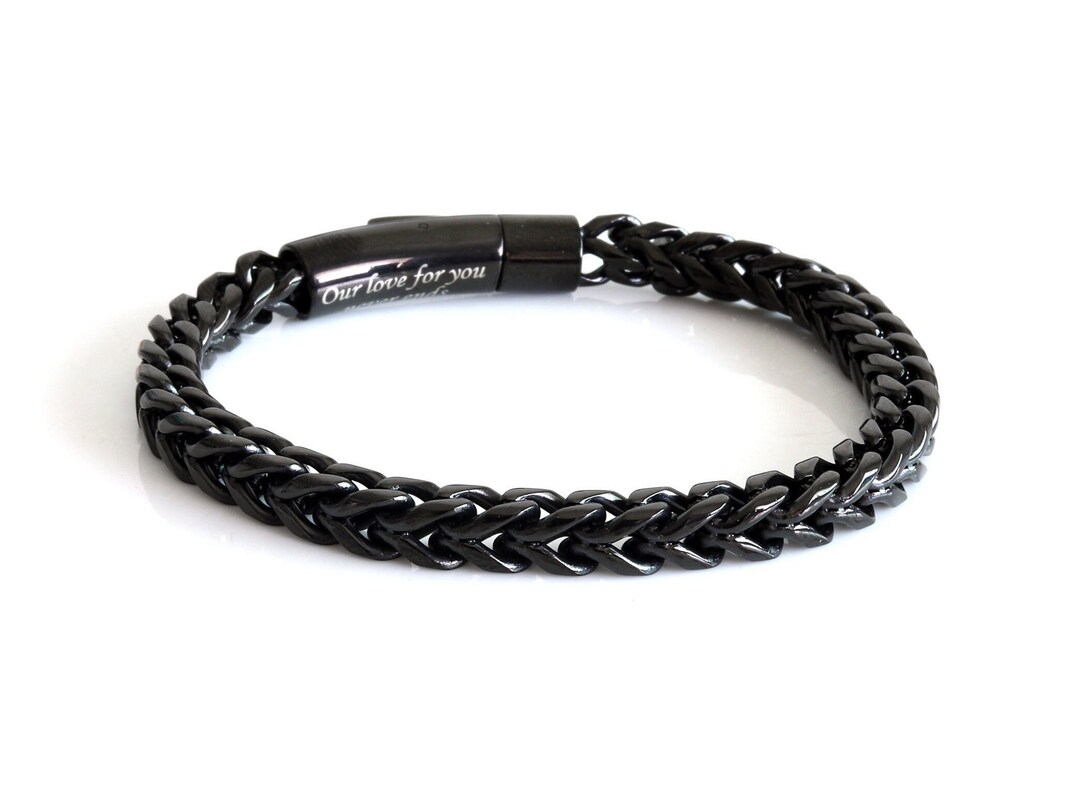 Personalized Mens Bracelet, Custom Bracelet, Personalized Gift for Him ...