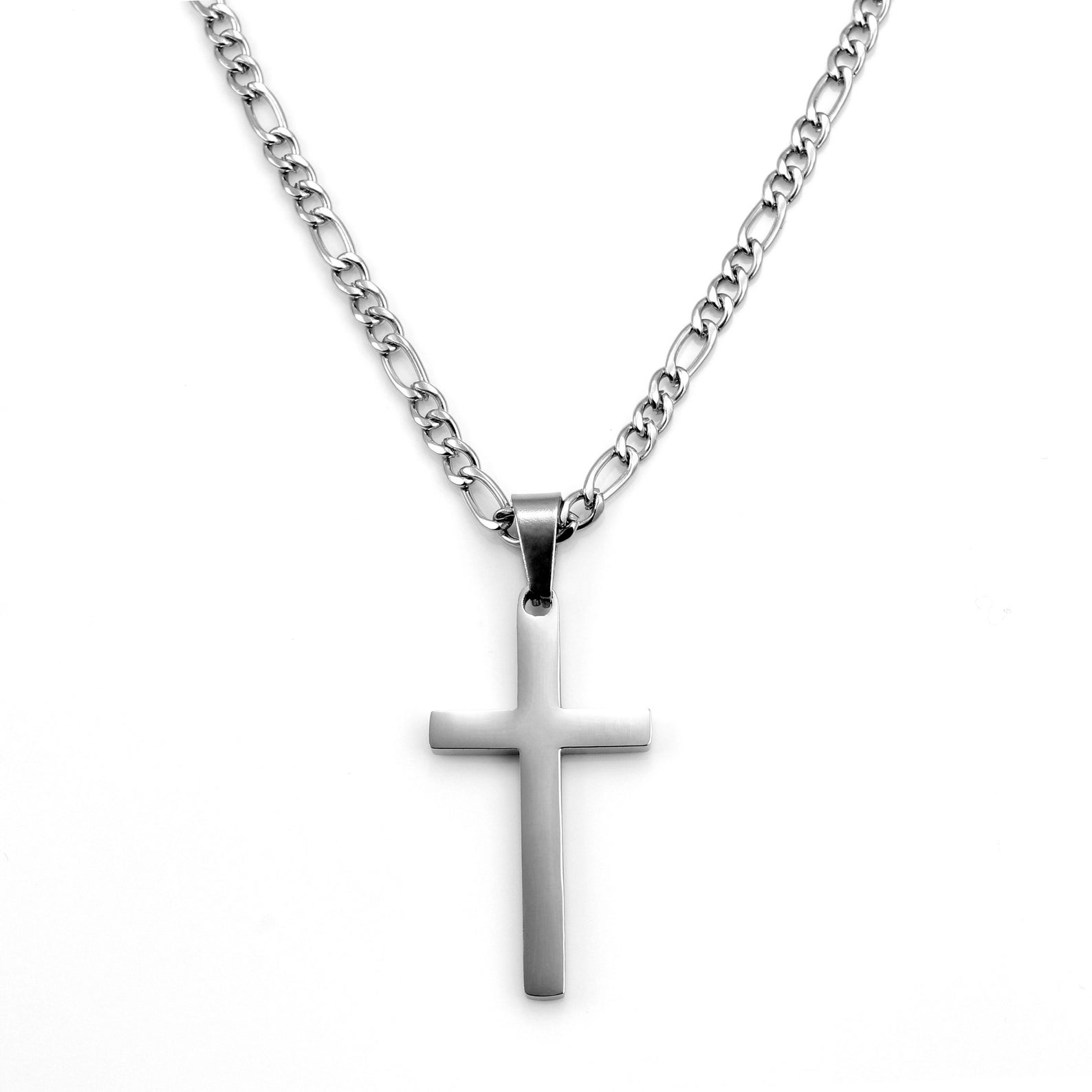 Silver Cross Necklace for Men, Gold Cross Necklaces for Men, Silver ...