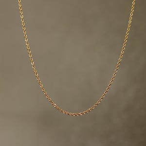 Custom Men's Gold Chain Necklace, Rope Chain for Men, Initial Chain ...