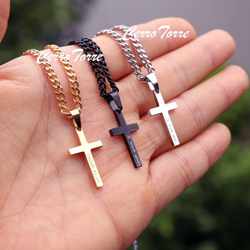 Child Chains With Cross - Etsy