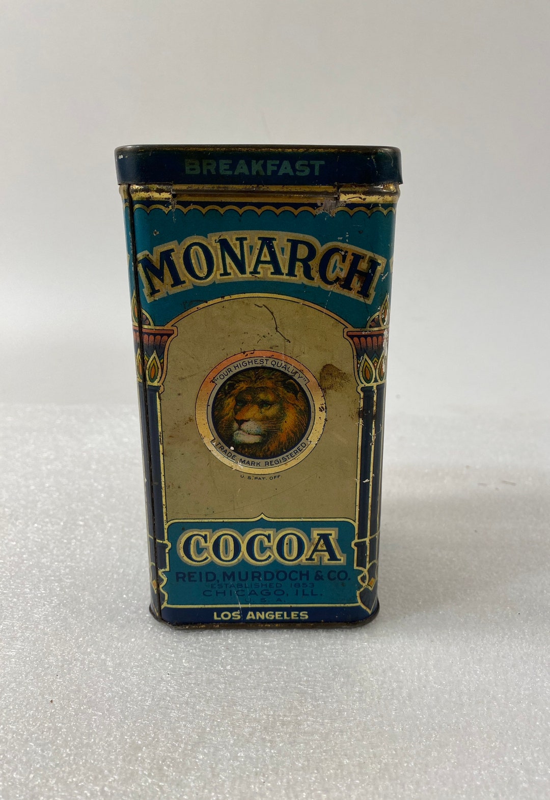 Monarch Cocoa Tin - Etsy