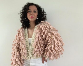 The Loopy Cardigan Knitting Pattern - Etsy