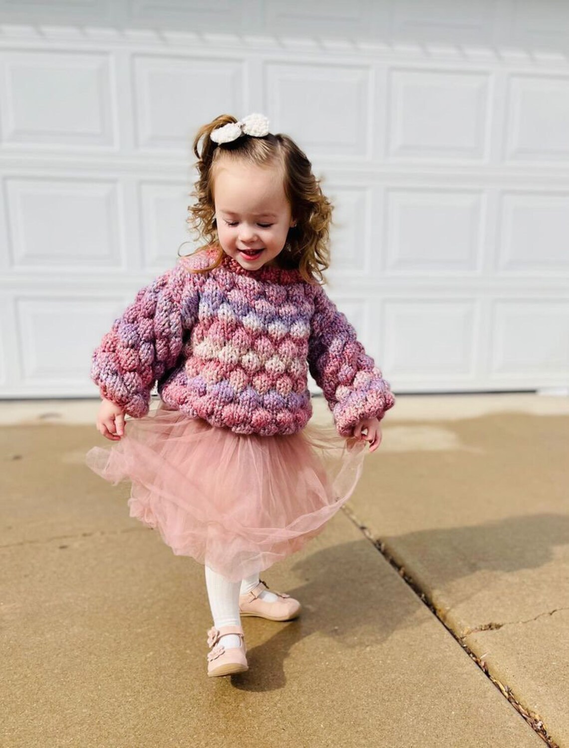 The Mini Bubble Jumper Knitting Pattern | Etsy UK