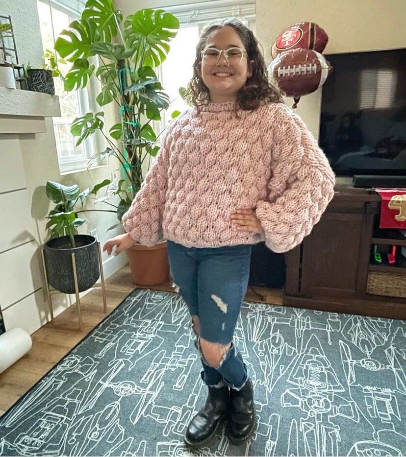 The Mini Bubble Jumper Knitting Pattern - Etsy UK