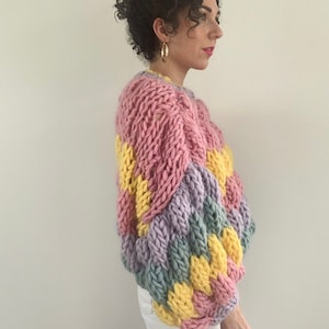 The Bubble Jumper Knitting Pattern - Etsy