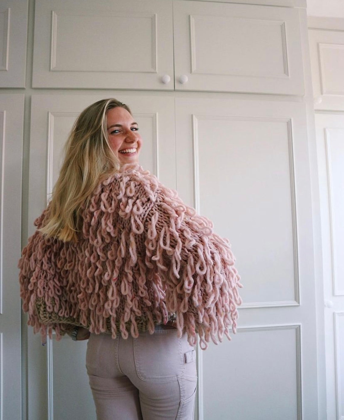 The Loopy Cardigan Knitting Pattern - Etsy UK