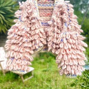 The Loopy Cardigan Knitting Pattern - Etsy