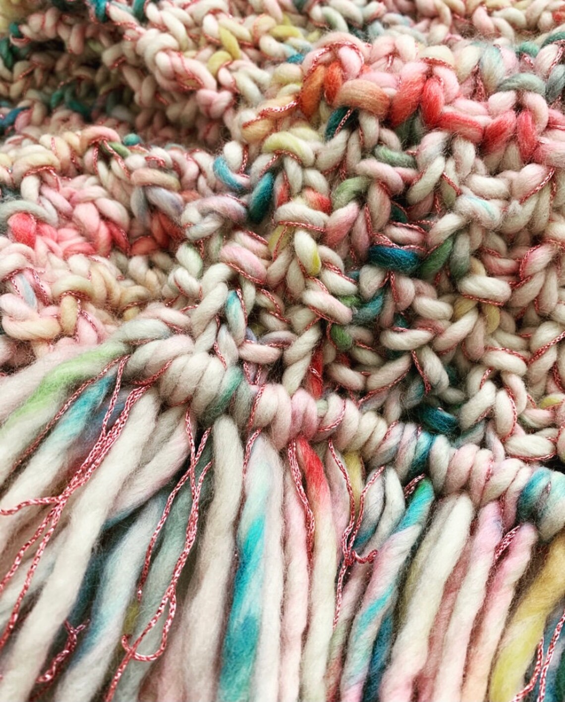 Super Chunky Scarf Knitting Pattern - Etsy