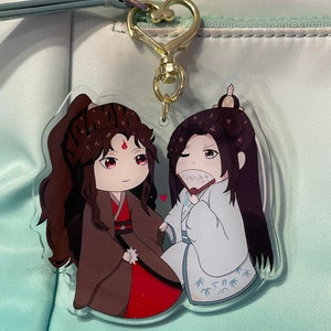 Cute Chibi MXTX Couples Acrylic Keychains - Etsy