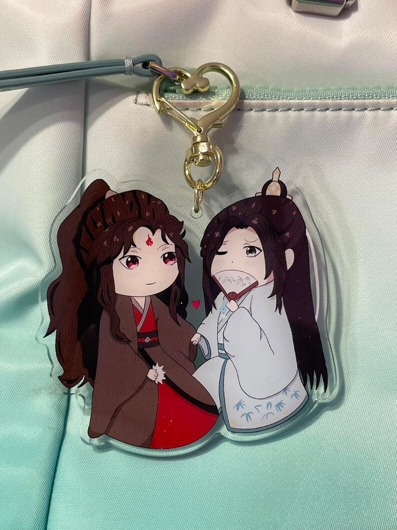 Cute Chibi MXTX Couples Acrylic Keychains - Etsy