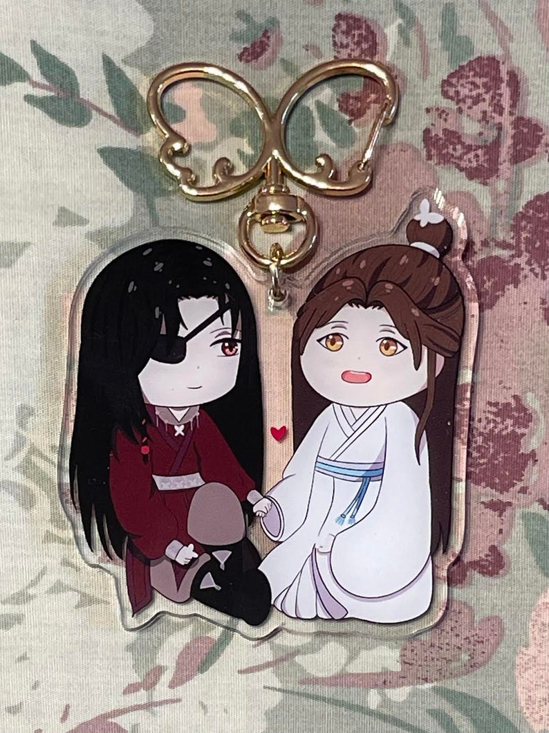 Cute Chibi MXTX Couples Acrylic Keychains - Etsy