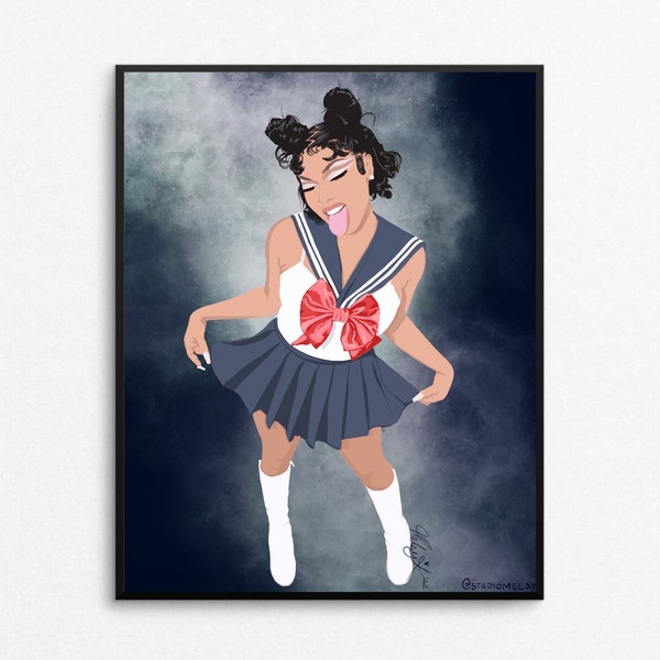 Megan Thee Stallion Cartoon - Etsy