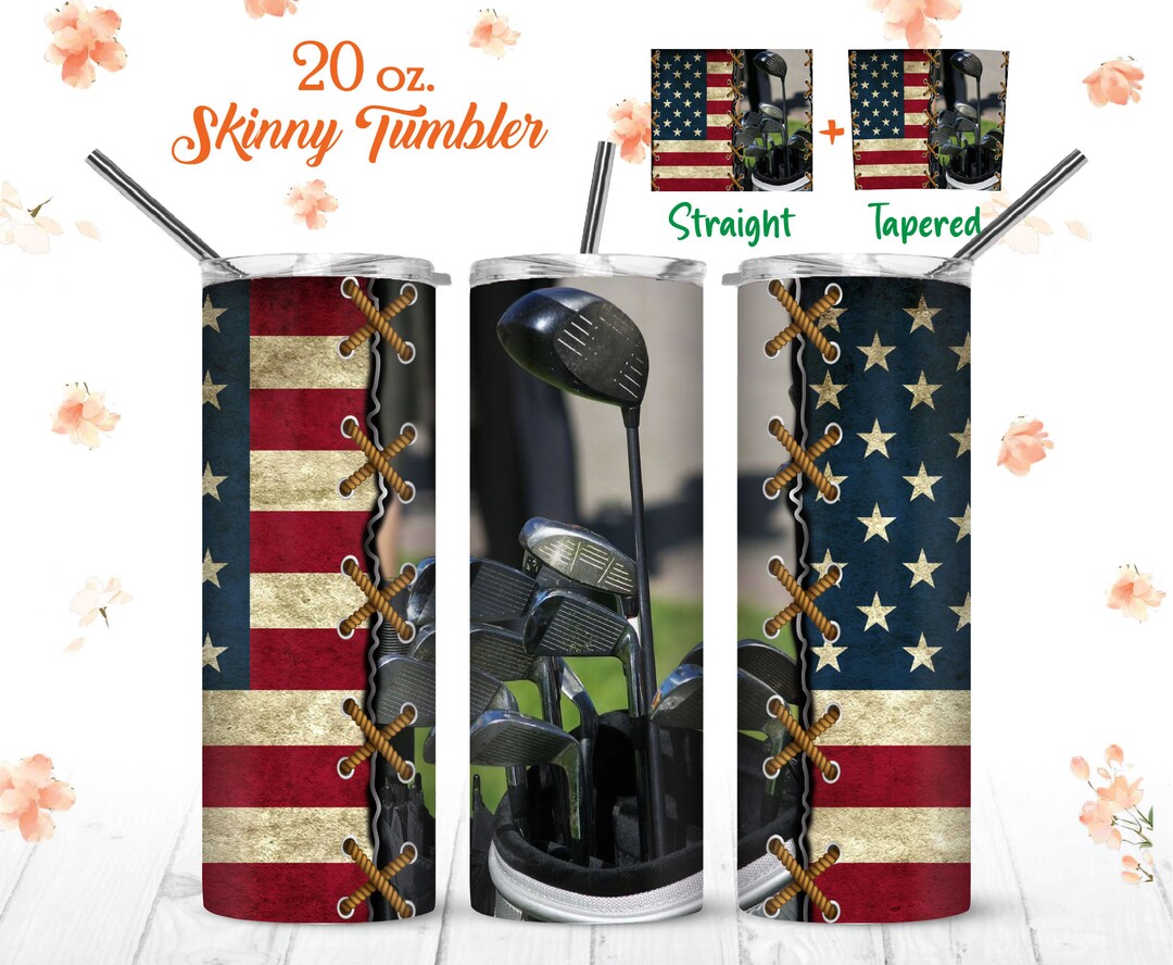 Patriotic Golf Bag American Flag Sublimation Designs Downloads - Etsy