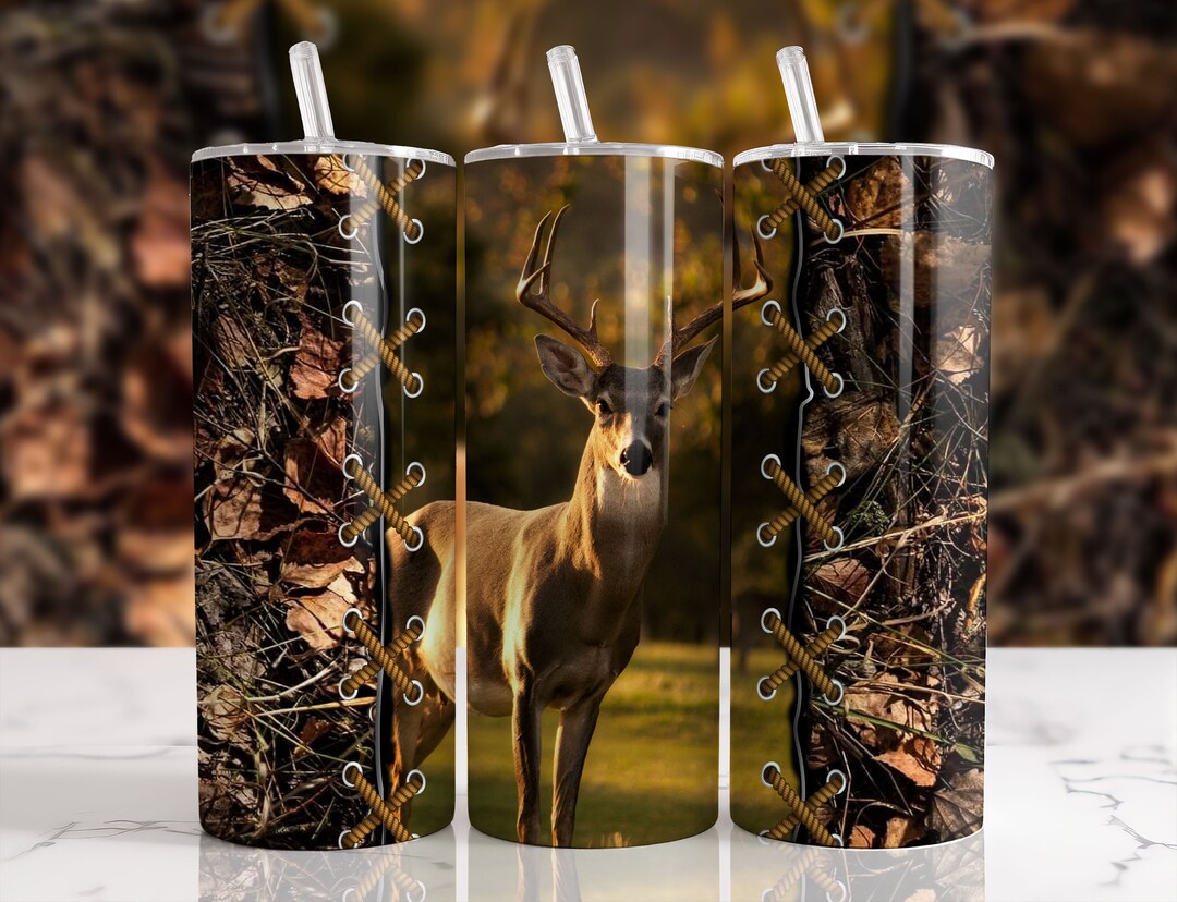 Deer Hunting and Camo Hunt Sublimation Designs Downloads - 20oz Skinny ...