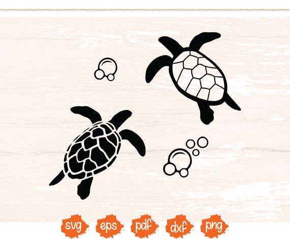 Tortuga Marina SVG Tortuga Oceánica svg Tortoise svg Ocean | Etsy España