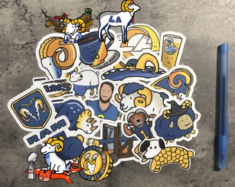 Los Angeles Rams Decal | Etsy