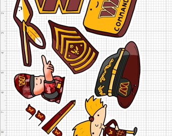 Washington Commanders Vinyl Decals - Etsy