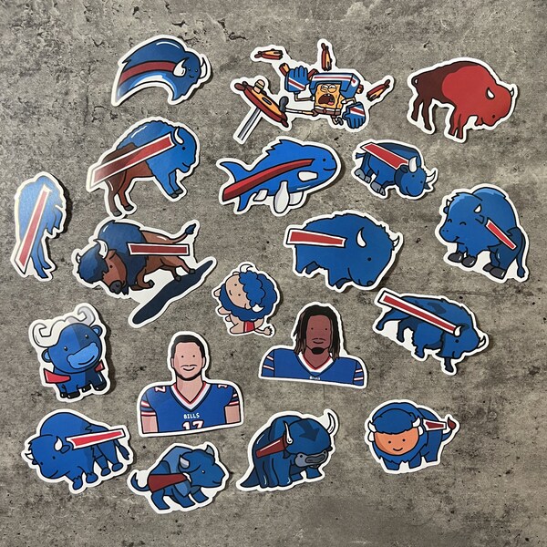 Buffalo Bills Stickers - Etsy